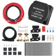 12V Dual Battery Isolation Kit,6m Split Charge Relay System with 140AMP ...