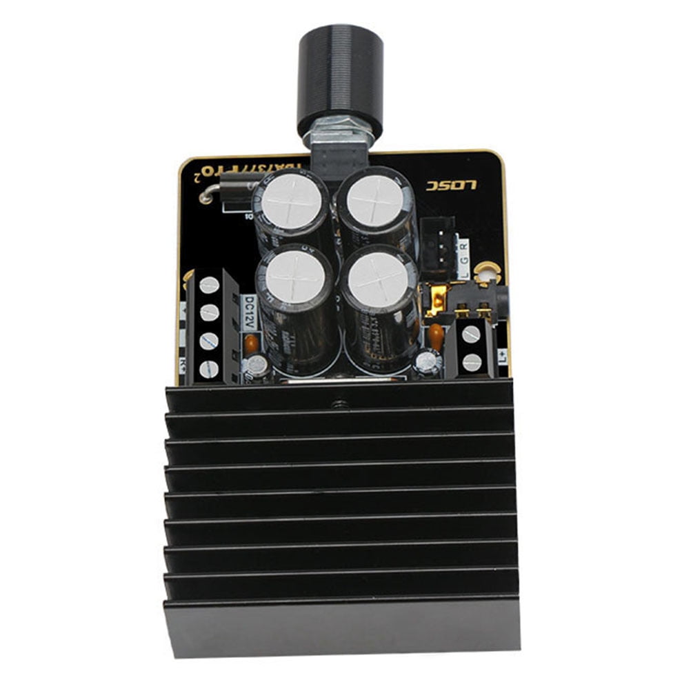 12V Dual Channel Stereo Power Amplifier Module Amplifier Board(Black ...