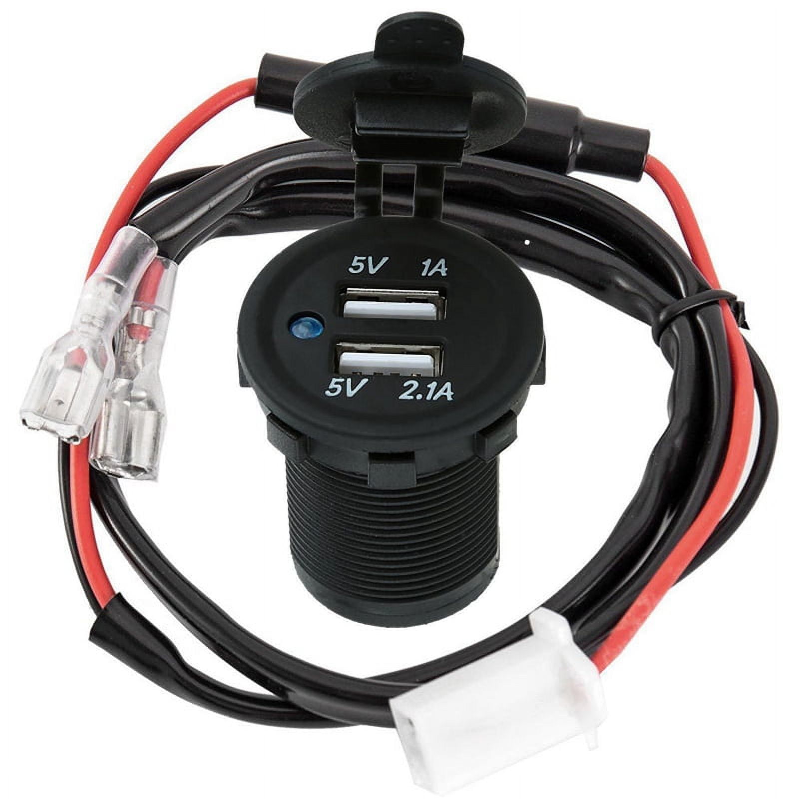 12V Dual Usb Car Lighter Socket Splitter Charger Plug Adapter Power ...