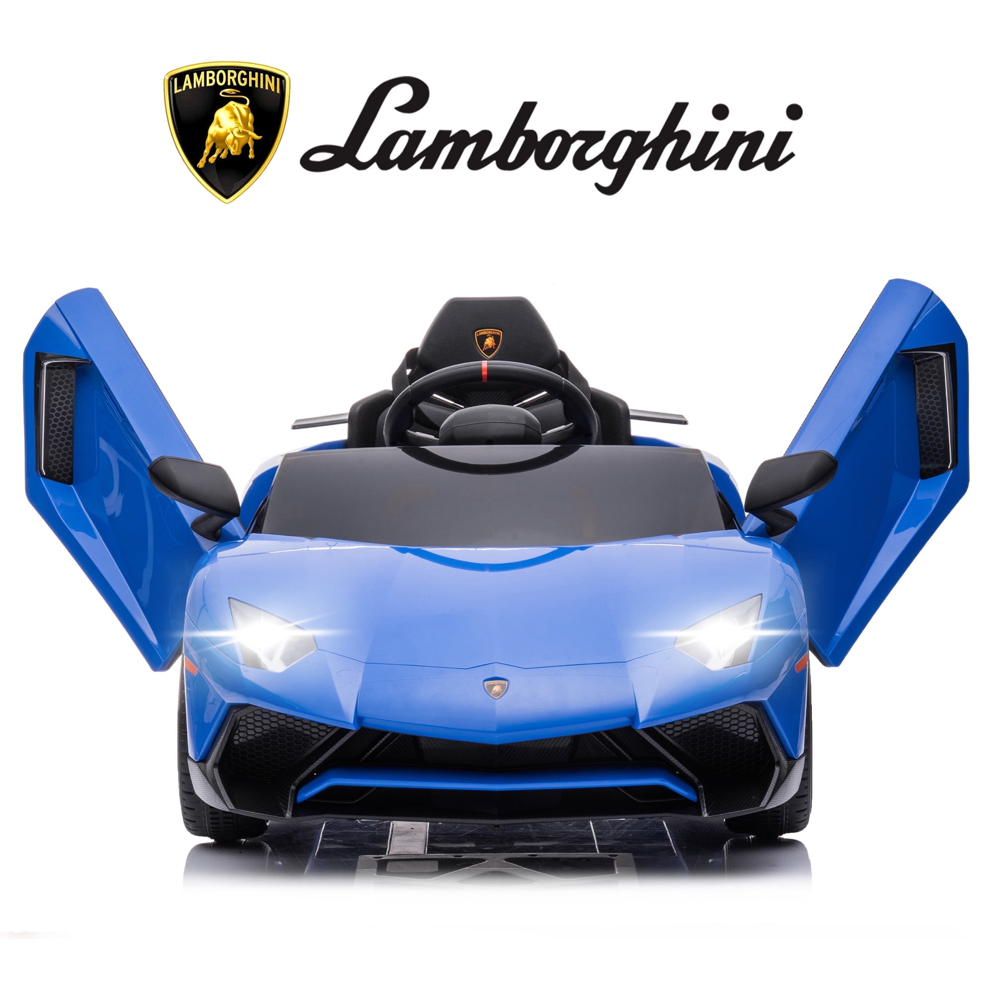 NEECHIPRO 12V Electric Lamborghini Ride-On Car,3mph with MP3 Player ...