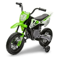 M8TRX Teenager's Fast 24V Blue Electric Dirt Bike, Ride-On Toy ...