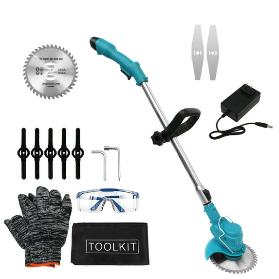 12V Electric Grass Trimmer Cordless, Portable Weed Trimmer for Garden ...