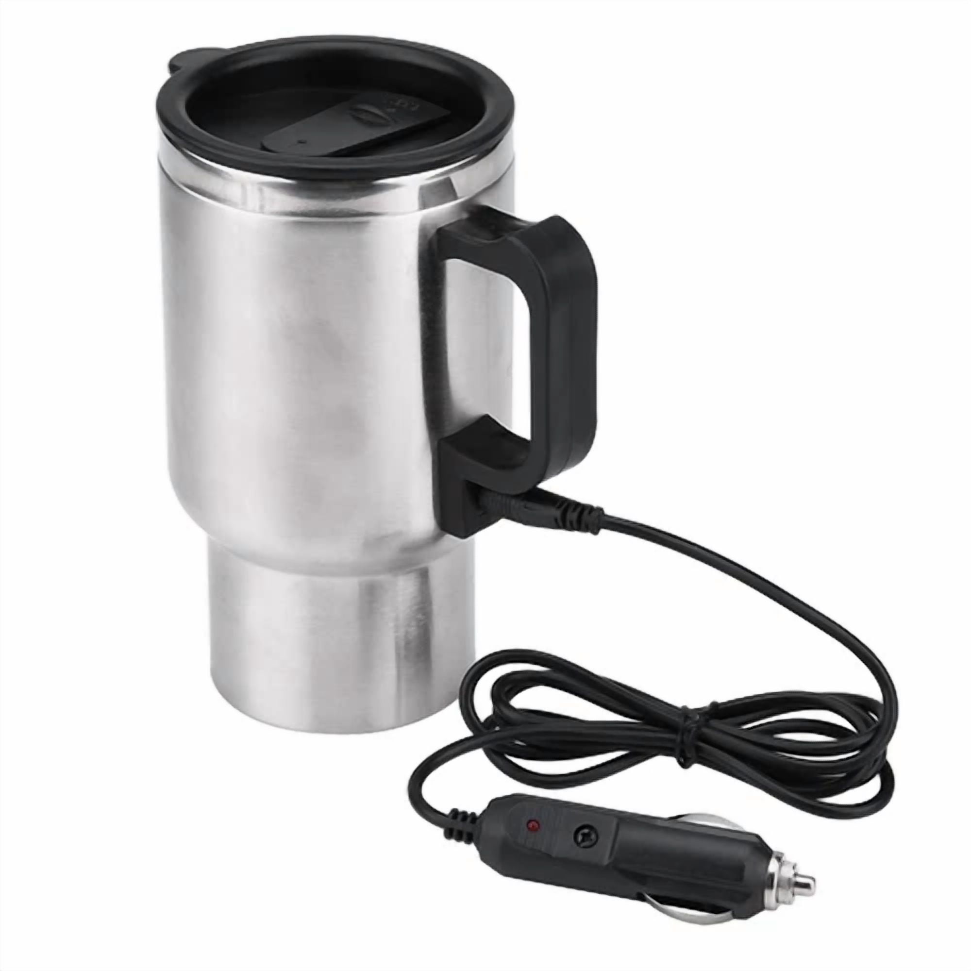 12V Electric Incar Stainless Steel Travel Heating Cup 450Ml Coffee Tea ...