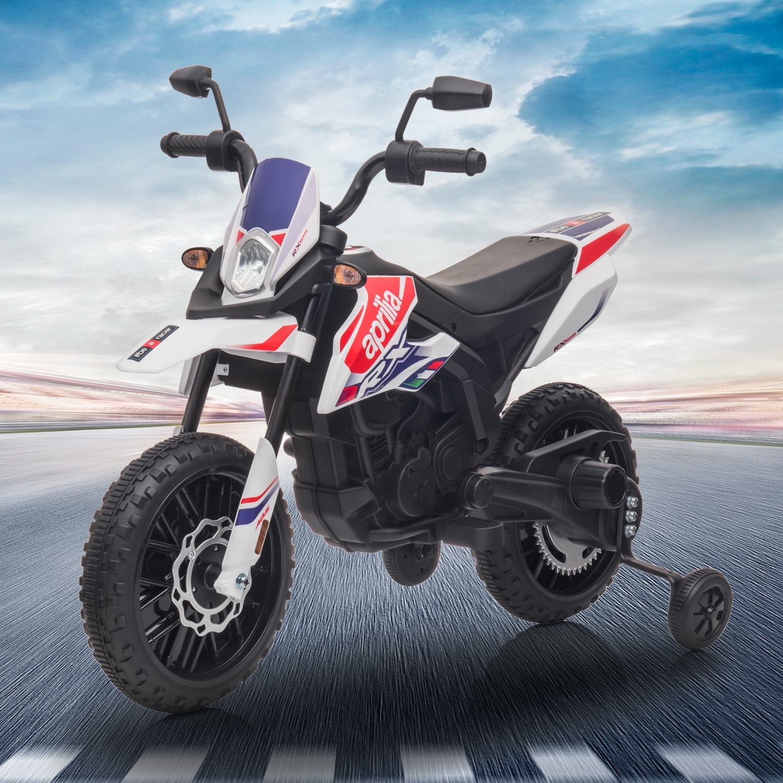 12V Electric Kid Ride On motorcycle, Apulia Licensed motorcycle for ...