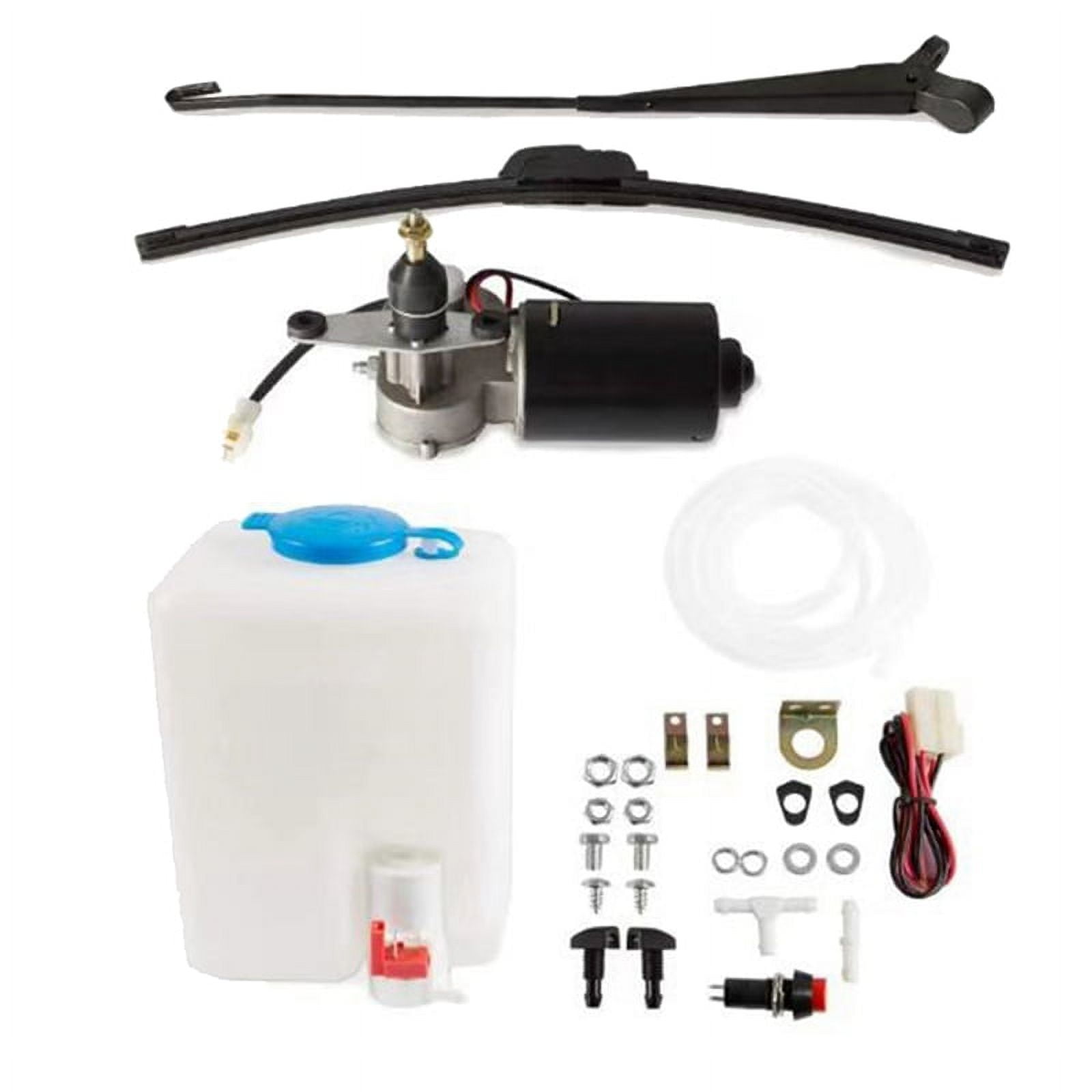 12V Electric Motor UTV Windshield Wiper with Windshield Washer Pump Kit ...