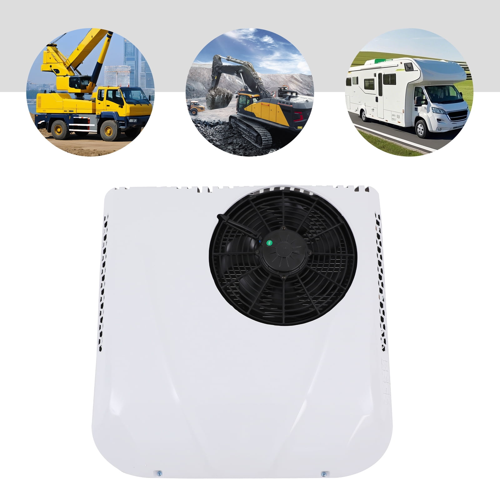 12V Electric Parking Rooftop Air Conditioner RV AC Unit for Caravan RV ...