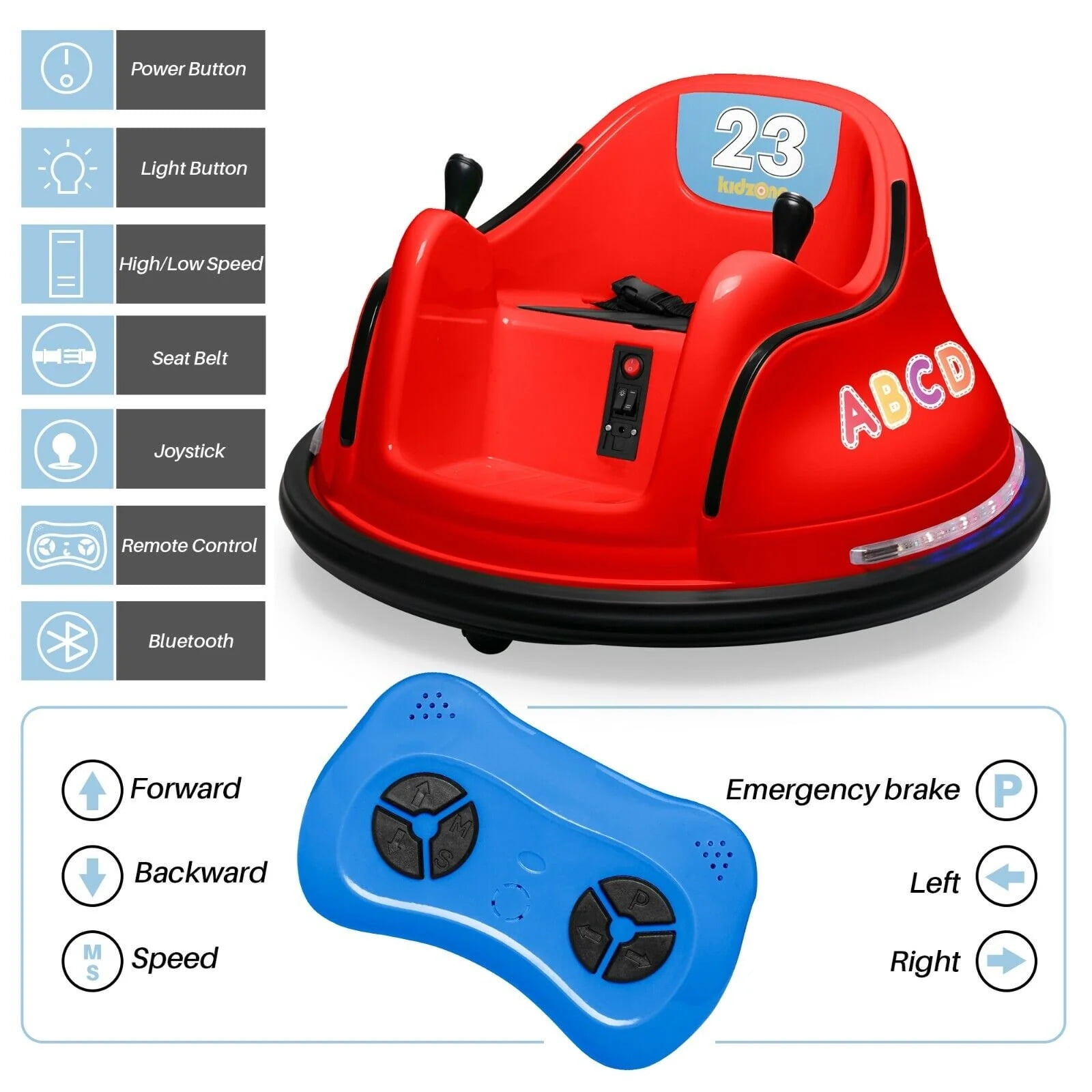 12V Electric Remote Control Bumper Car Ride-On Toy for Kids - New and ...