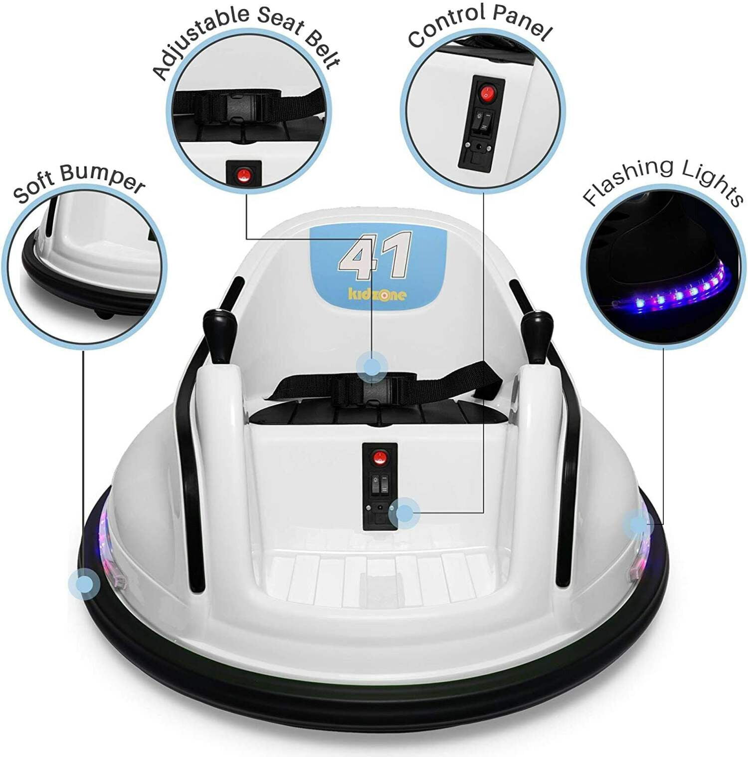 12V Electric Remote Control Bumper Car Ride-On Toy for Kids - New and ...