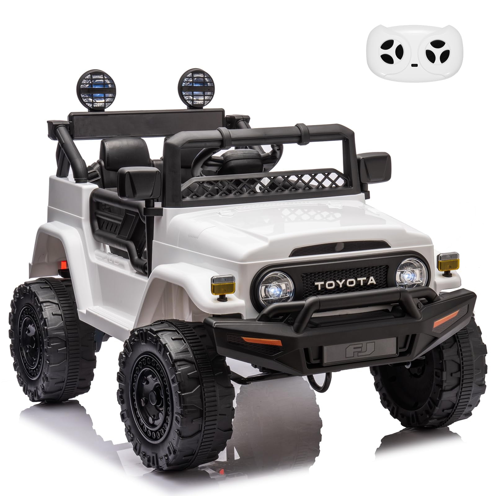 12V Electric Ride On Car, Licensed Toyota Truck Ride On Car for Kids ...