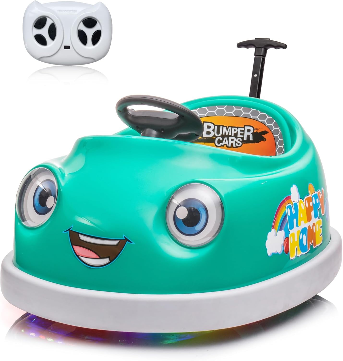 12V Electric Ride on Kids Bumper Car w/Remote Control,360 Degree Spin ...