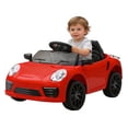 12V Electric Ride on Toys with Bluetooth Music, LED Lights, Power Car ...