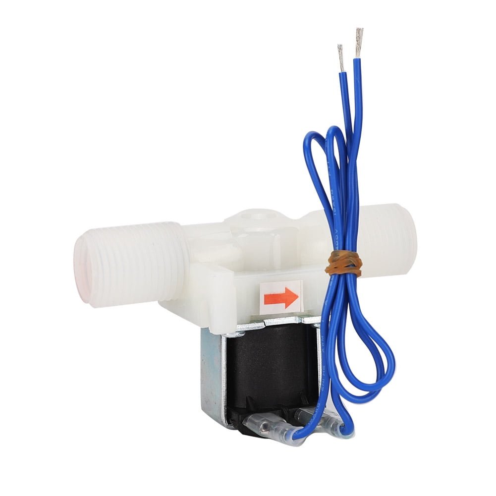 12V Electric Solenoid Valve G1/2 Thread, Normally Closed (N/C), Water ...