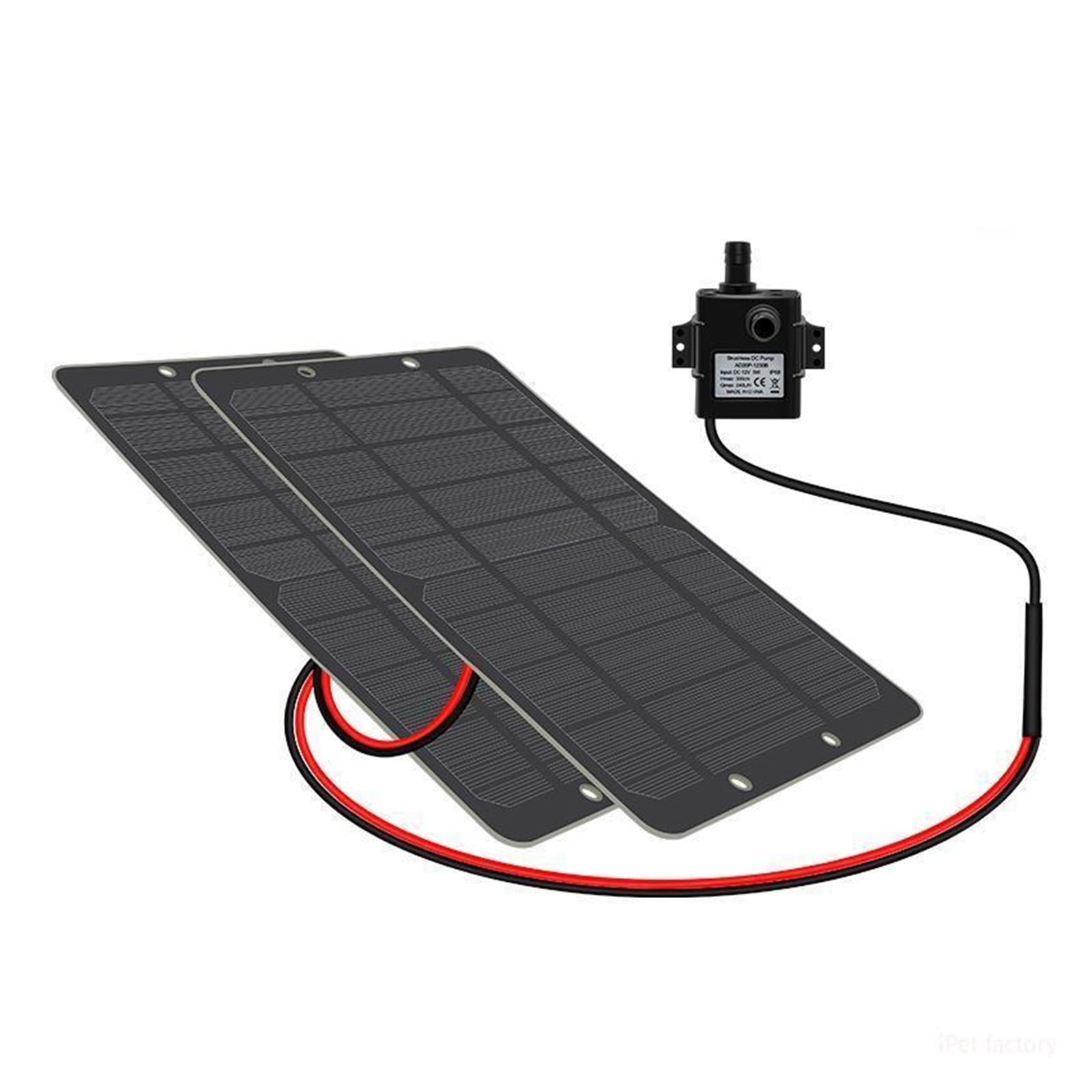 12V Filtered Small Solar Water Fountain Pump Fish Tank Outdoor ...