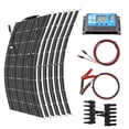 12V Flexible Solar Panel 600W 100W 200W 300W 400W 500W Bendable ...