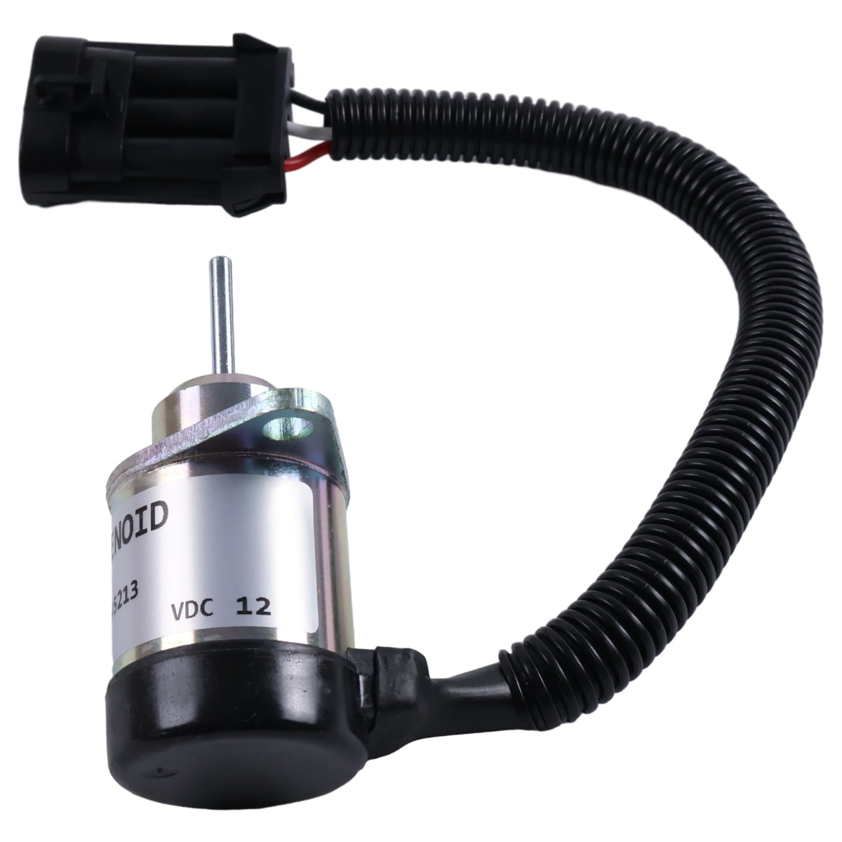 12V Fuel Shut Off Solenoid 7000769 1J710-60011 Compatible with Kubota ...