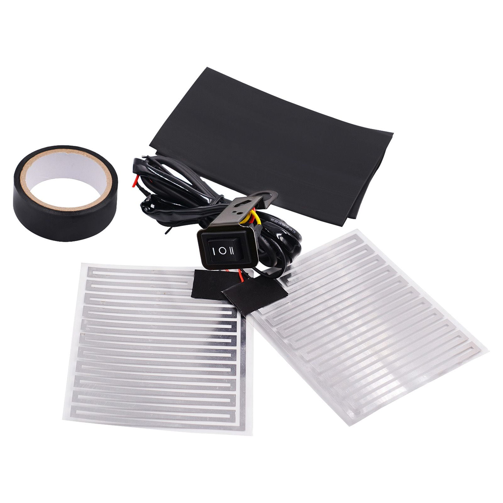 12V Heated Hand Grips Pad Handlebar Warm Heater Multi-Temperature For ...