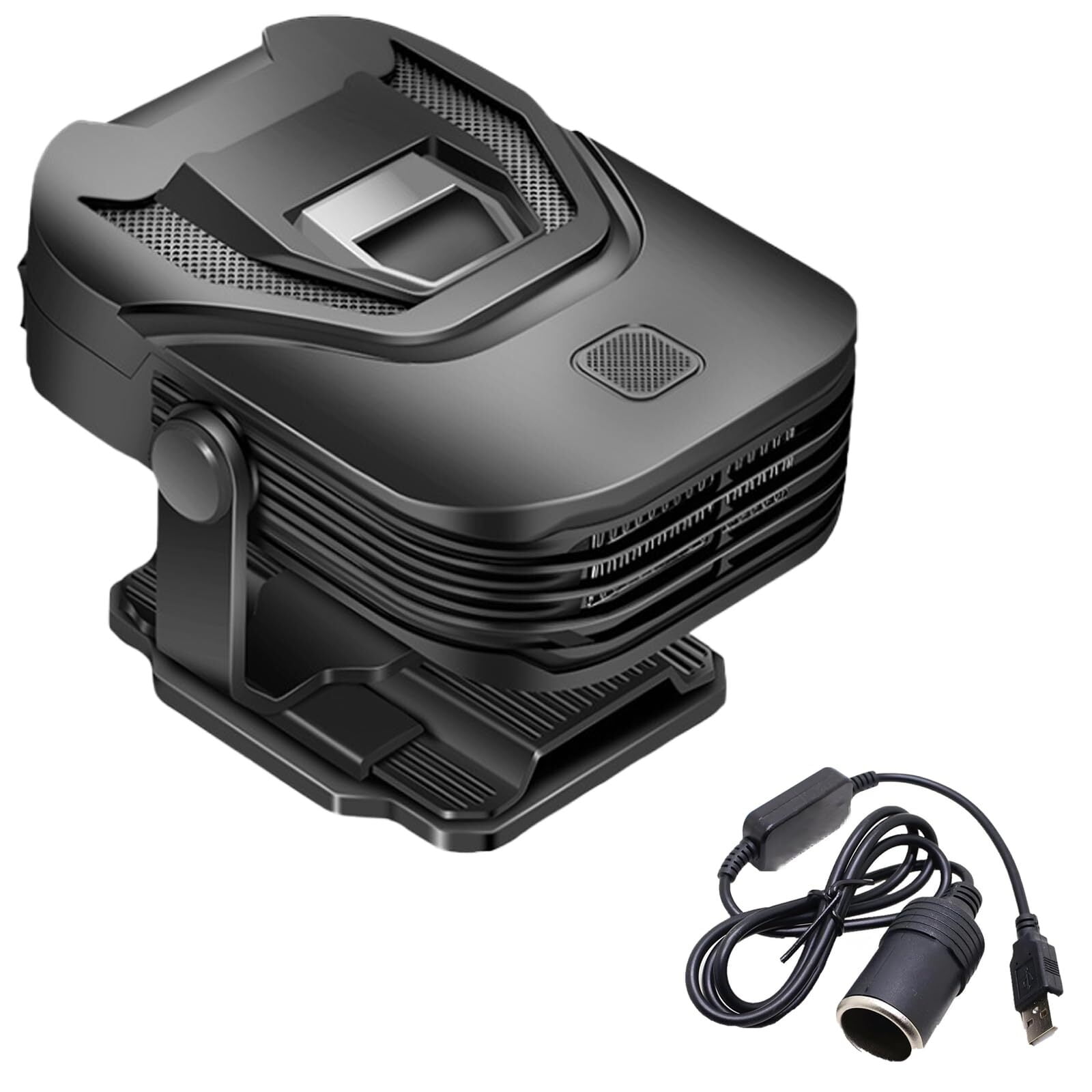12V Heater for Campervan & Cars, 2-in-1 Portable Car Heater 150W, 360 ...