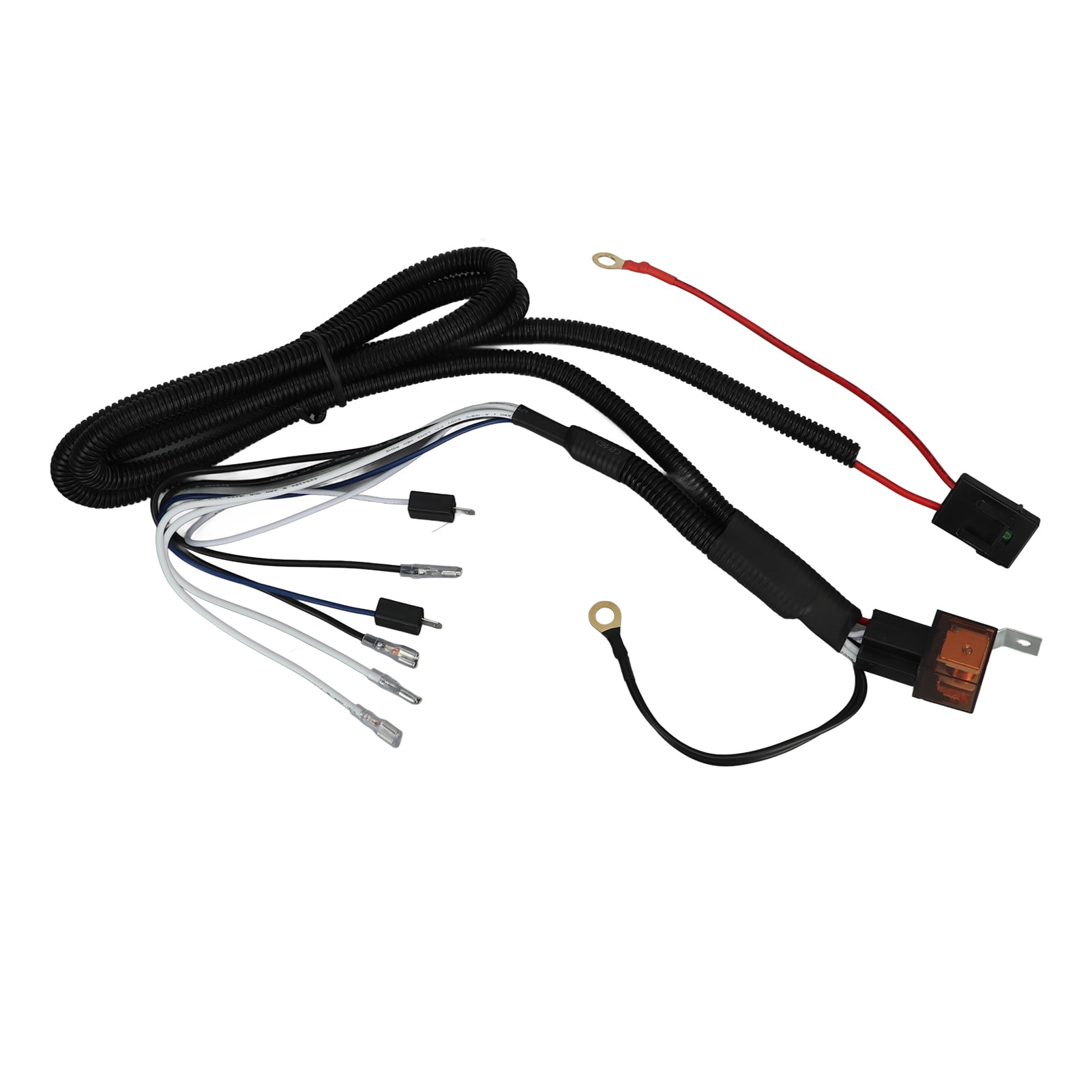 12V Horn Wiring Harness Relay Kit 1.9m Cable 50W One to Two Air Horn ...