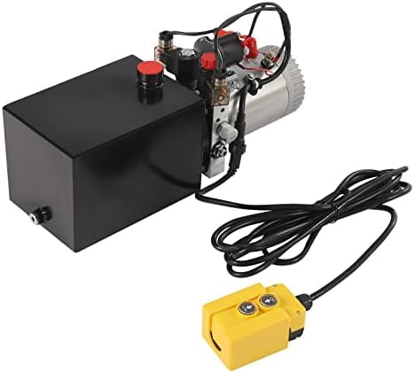 12V Hydraulic Pump Hydraulic Power Unit Electric Dump, 6 Quart ...