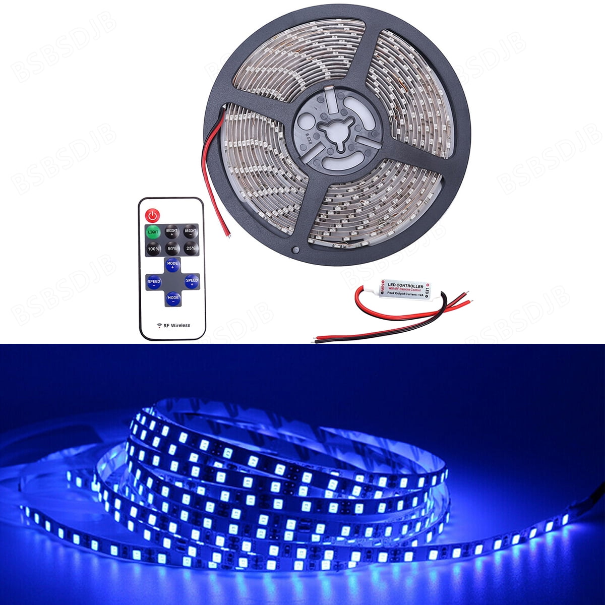 12V IR Remote Control Interior & Exterior RV LED Camper Awning Boat ...