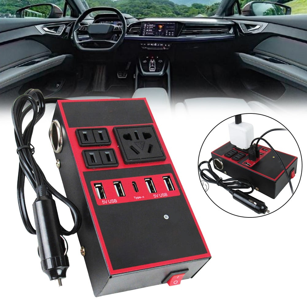 12V Inverter Car Inverter Power Inverter 12V To 110V Car Outlet Adapter ...