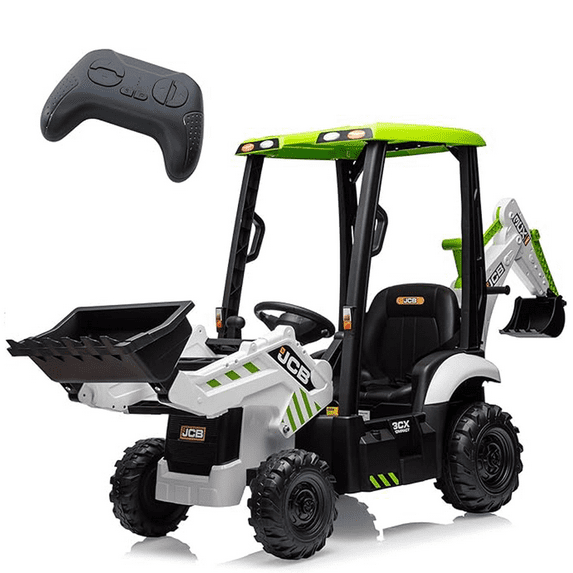 12V JCB Ride On Excavator, Ride on Toys for Kids 6-10, Electric Car for ...