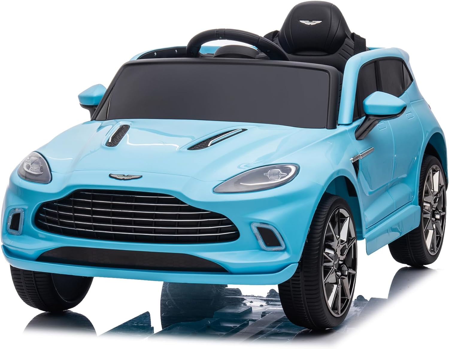 12V, Kid Ride on Car, Aston Martin Kids Car, Dual-Drive 4 Wheels with ...