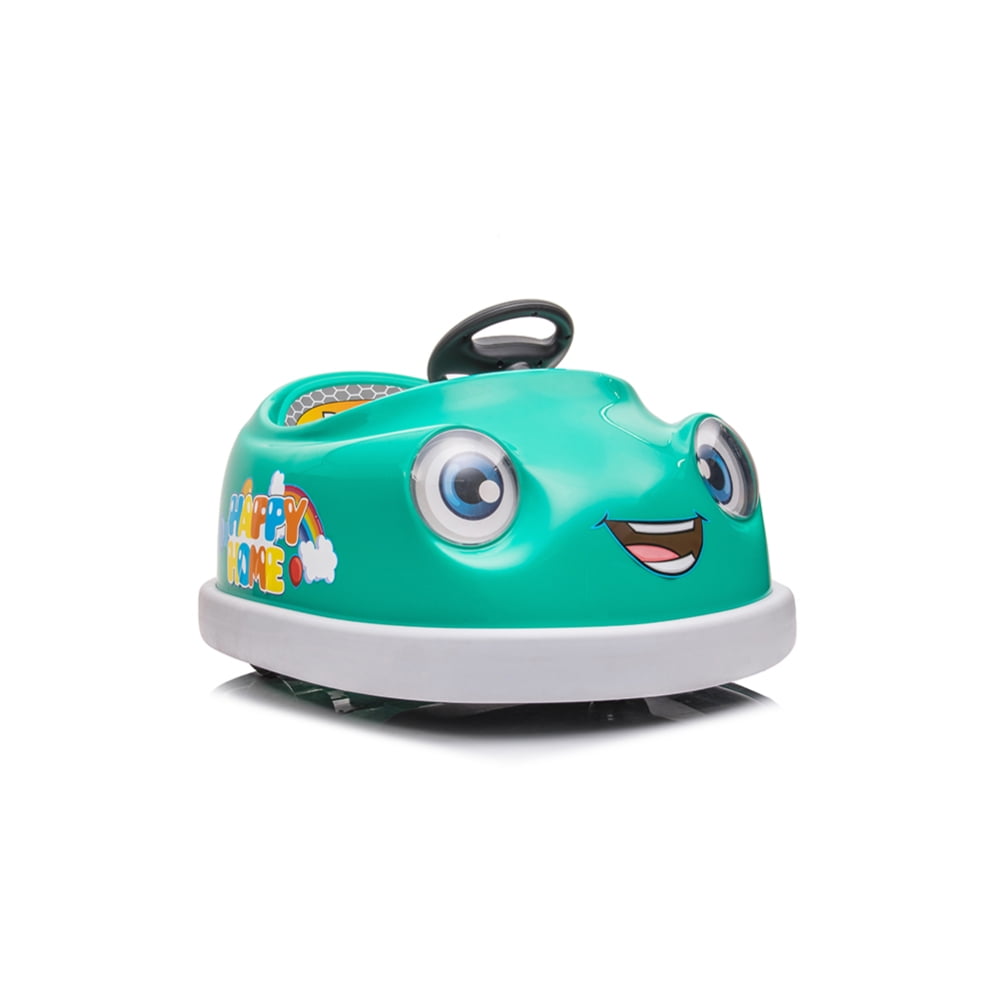 12V Kids Bumper Car, Dual Drive Battery Powered Electric Bumper Ride on ...