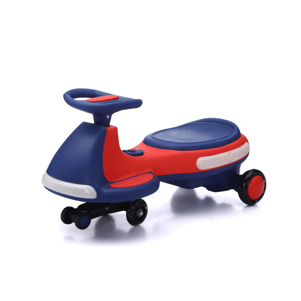 12V Kids Electric Wiggle Car, Battery Powered Ride On Toy with LED ...