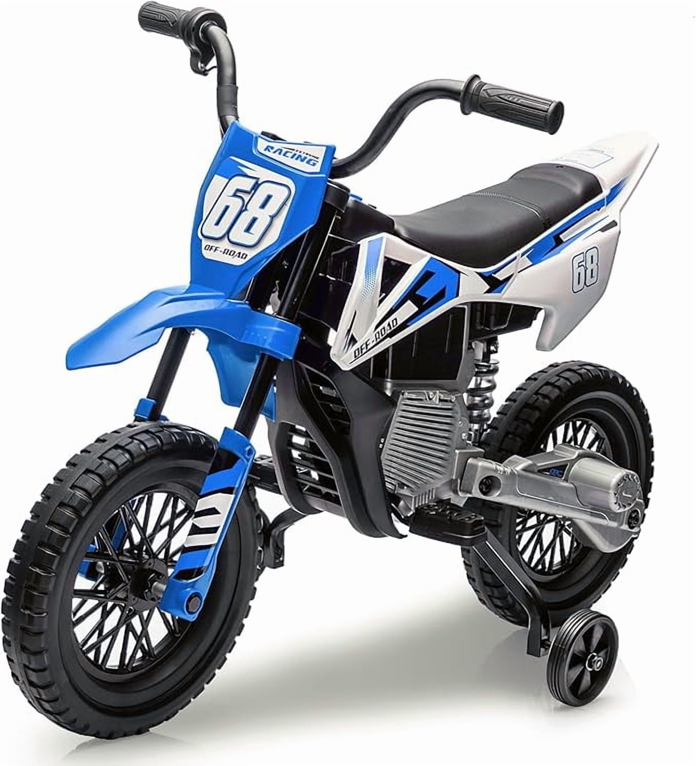 12V Kids Motorcycle w/Treaded Tires, 3.1mph Top Speed, Kids Motorcycle ...