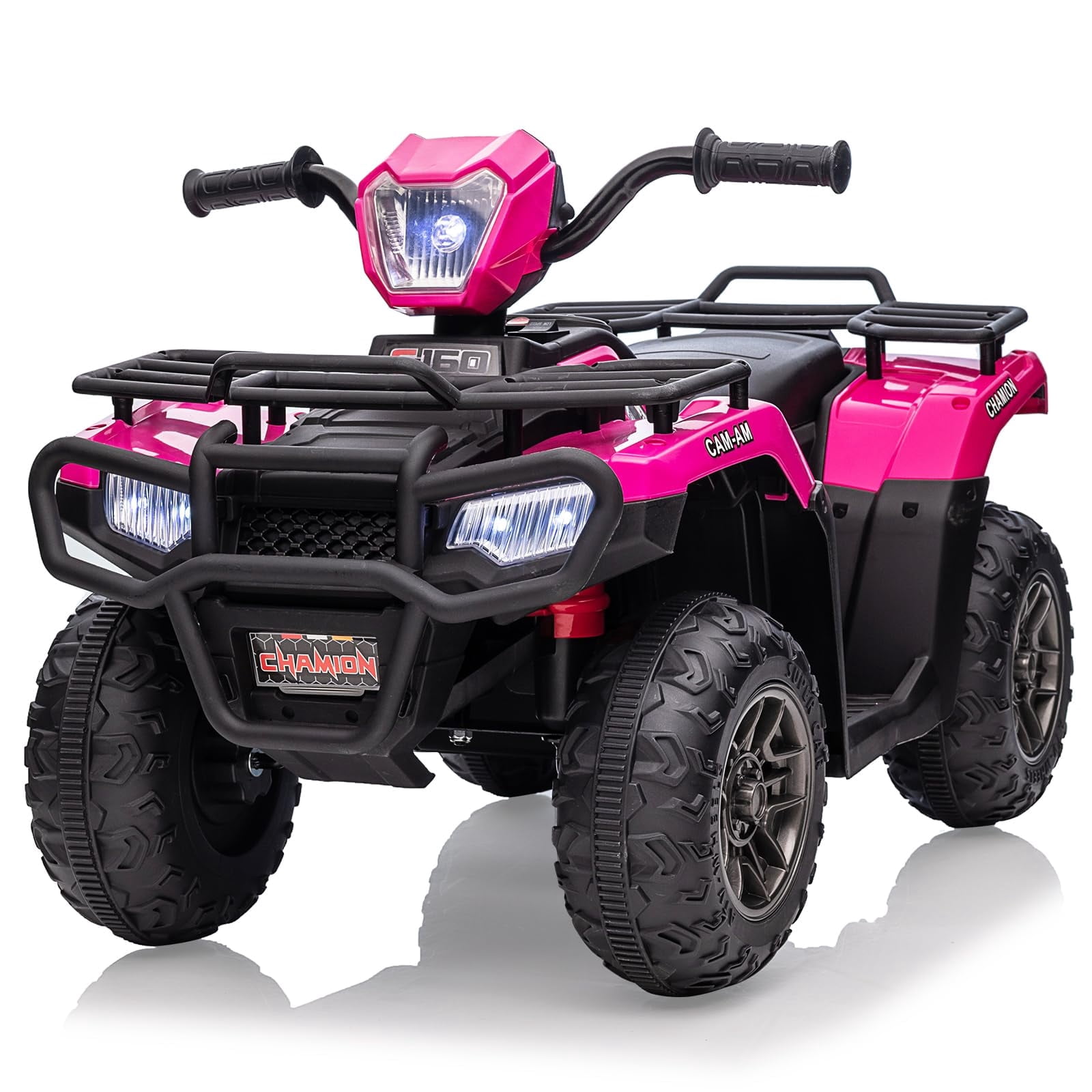 12V Kids Ride ATV, Battery-Operated Car for Toddlers, High/Low Speeds ...