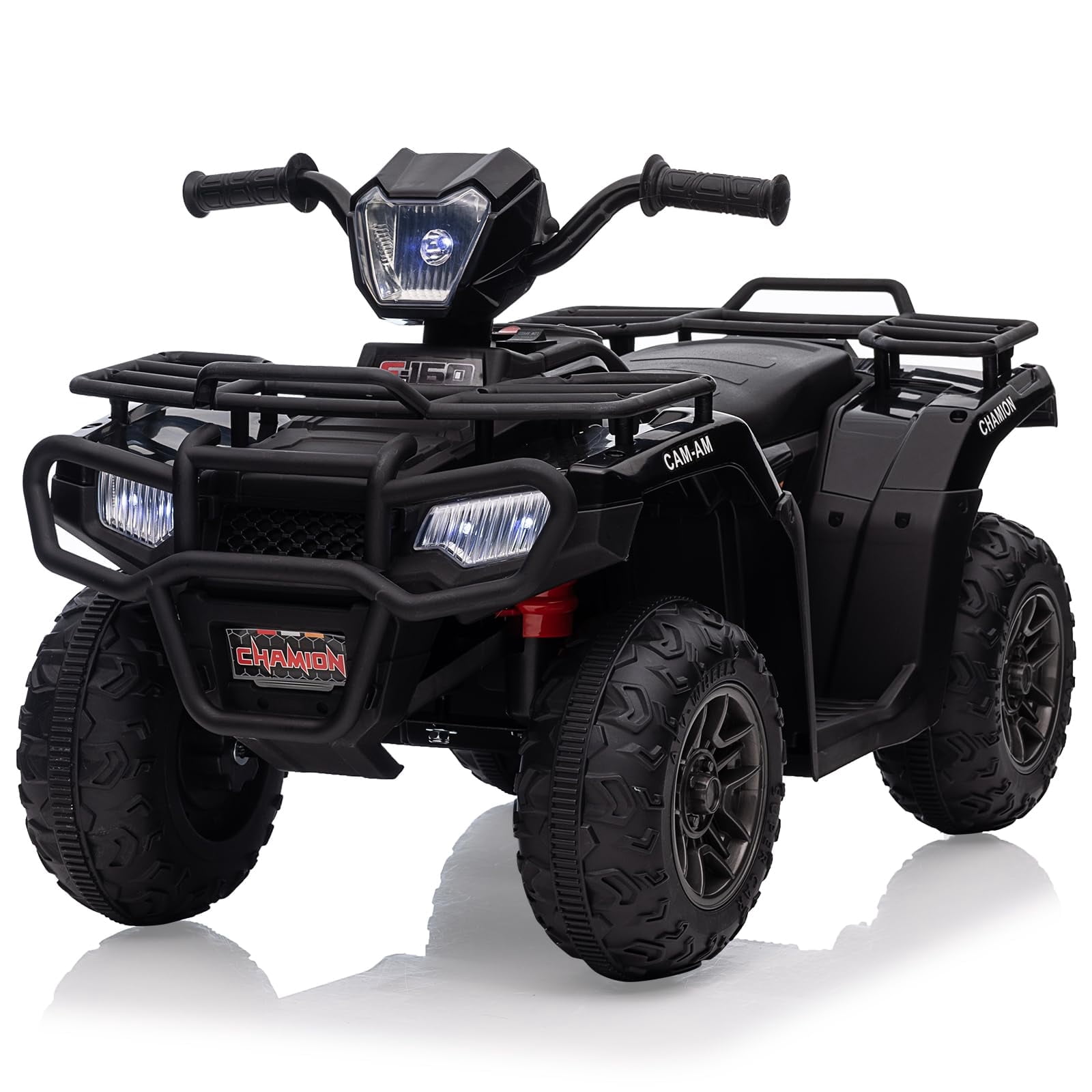 12V Kids Ride ATV, Battery-Operated Car for Toddlers, High/Low Speeds ...