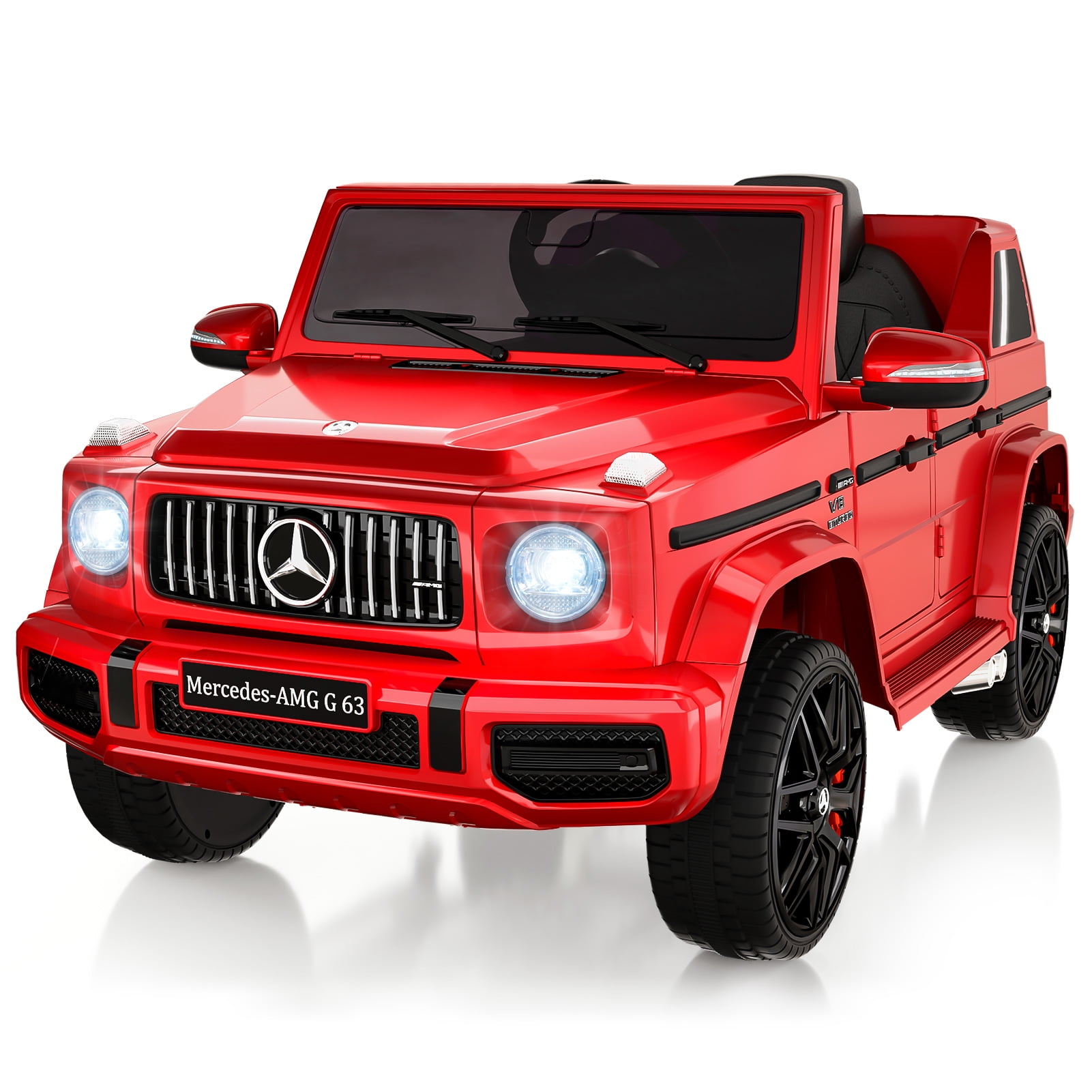 12V Kids Ride on Car Electric Car with Remote Control, Music, Spring ...