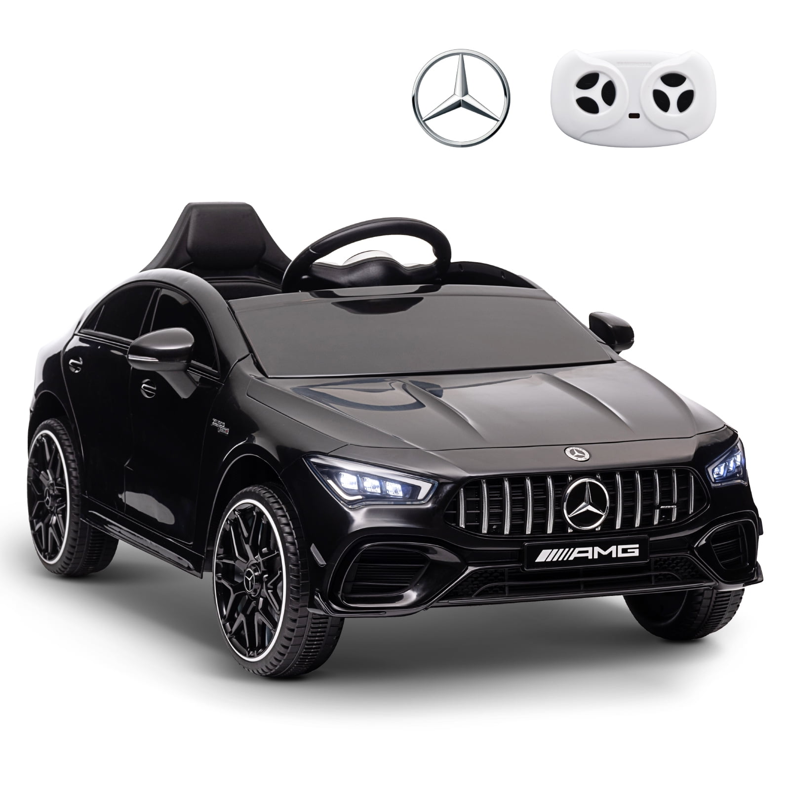 12V Kids Ride on Car Mercedes-Benz Electric Car for Kids 7AH Big ...