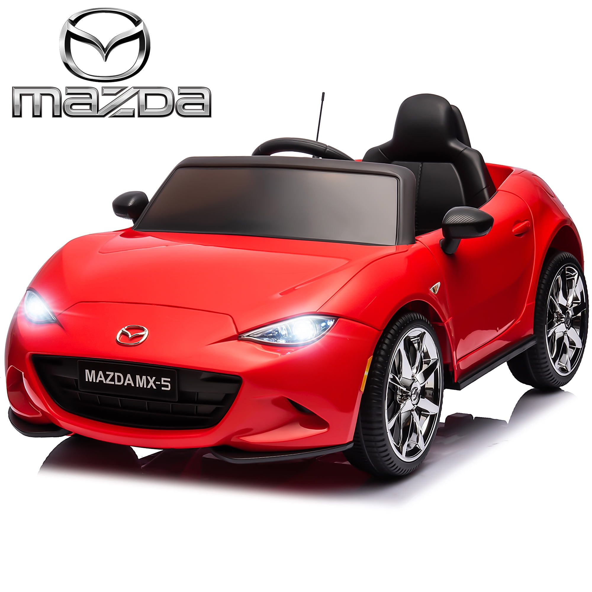 12V Kids Ride on Car with Remote Control, Licensed MAZDA Ride on Toy ...