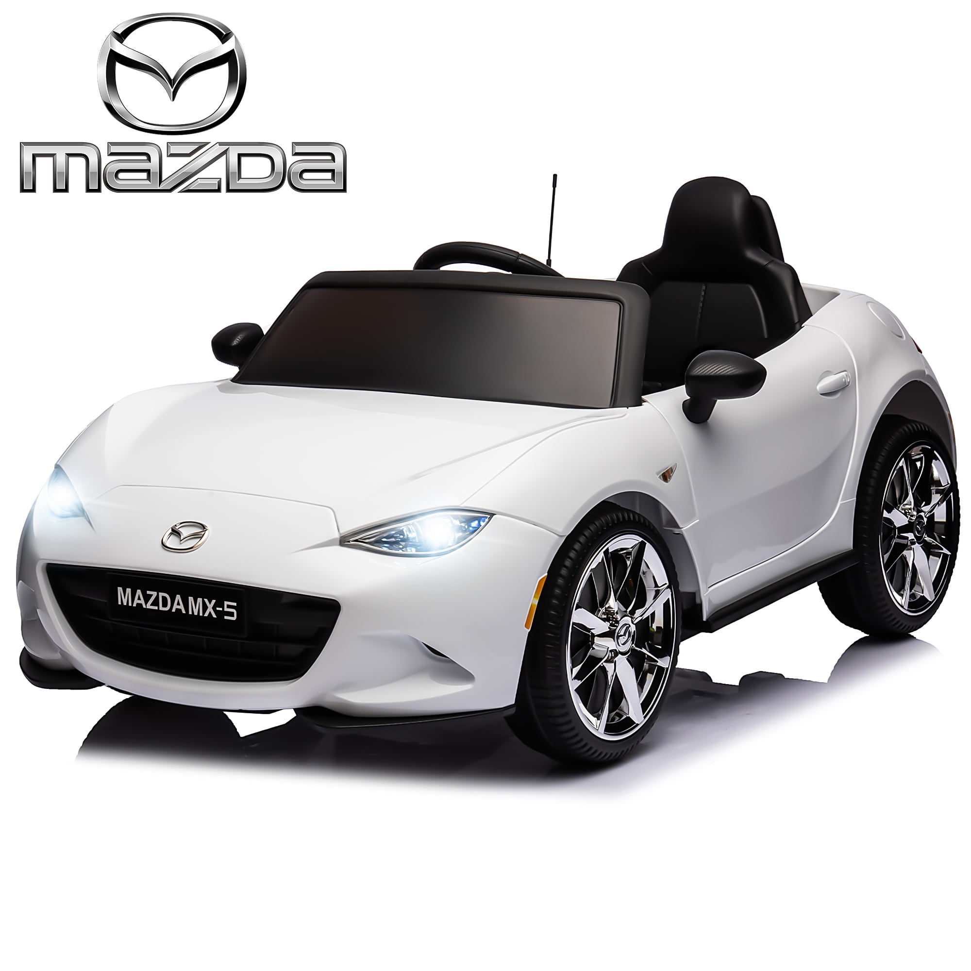 12V Kids Ride on Car with Remote Control, Licensed MAZDA Ride on Toy ...