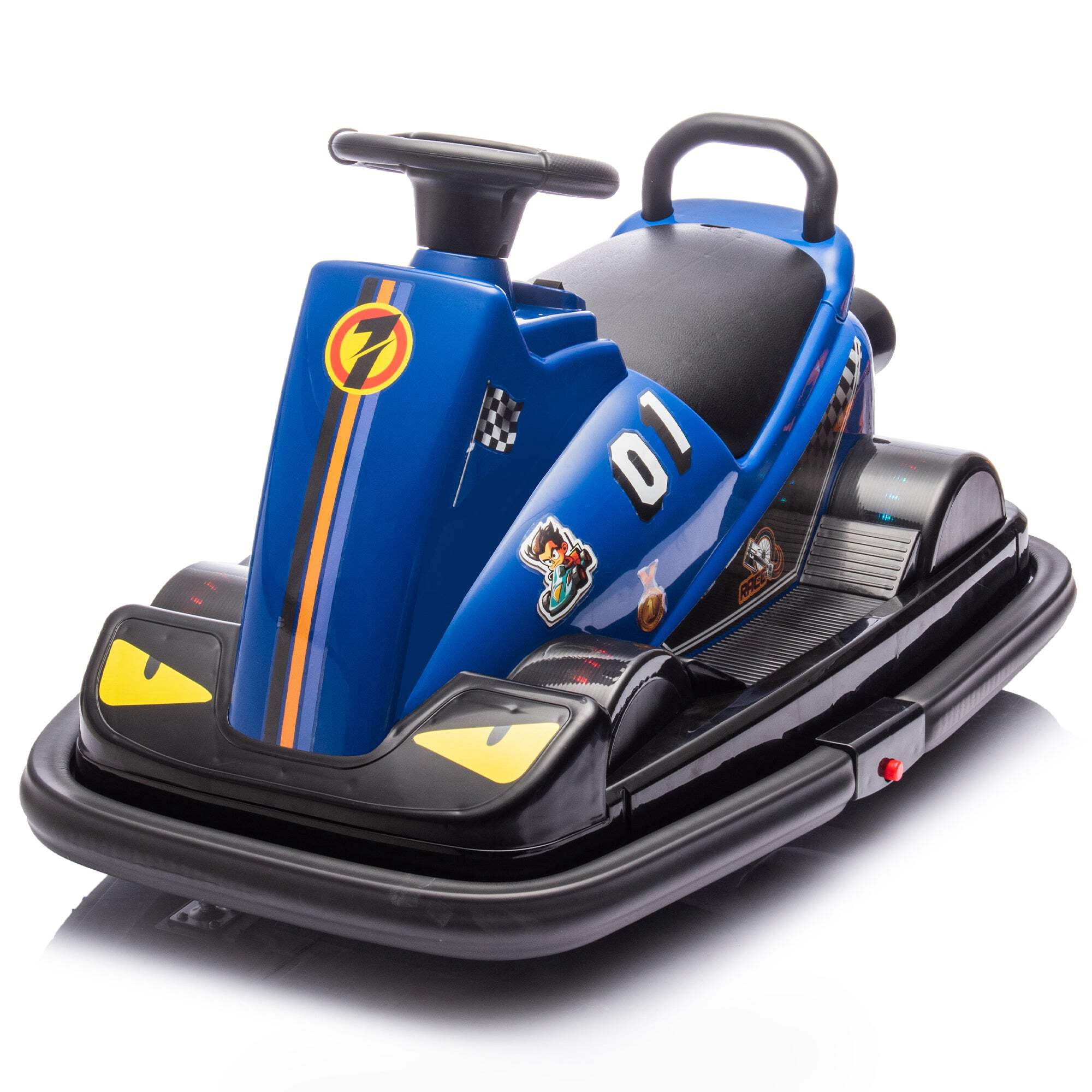 12V Kids Ride On Motor Bumper Car,Integrating System,Rotate 360 Degrees ...