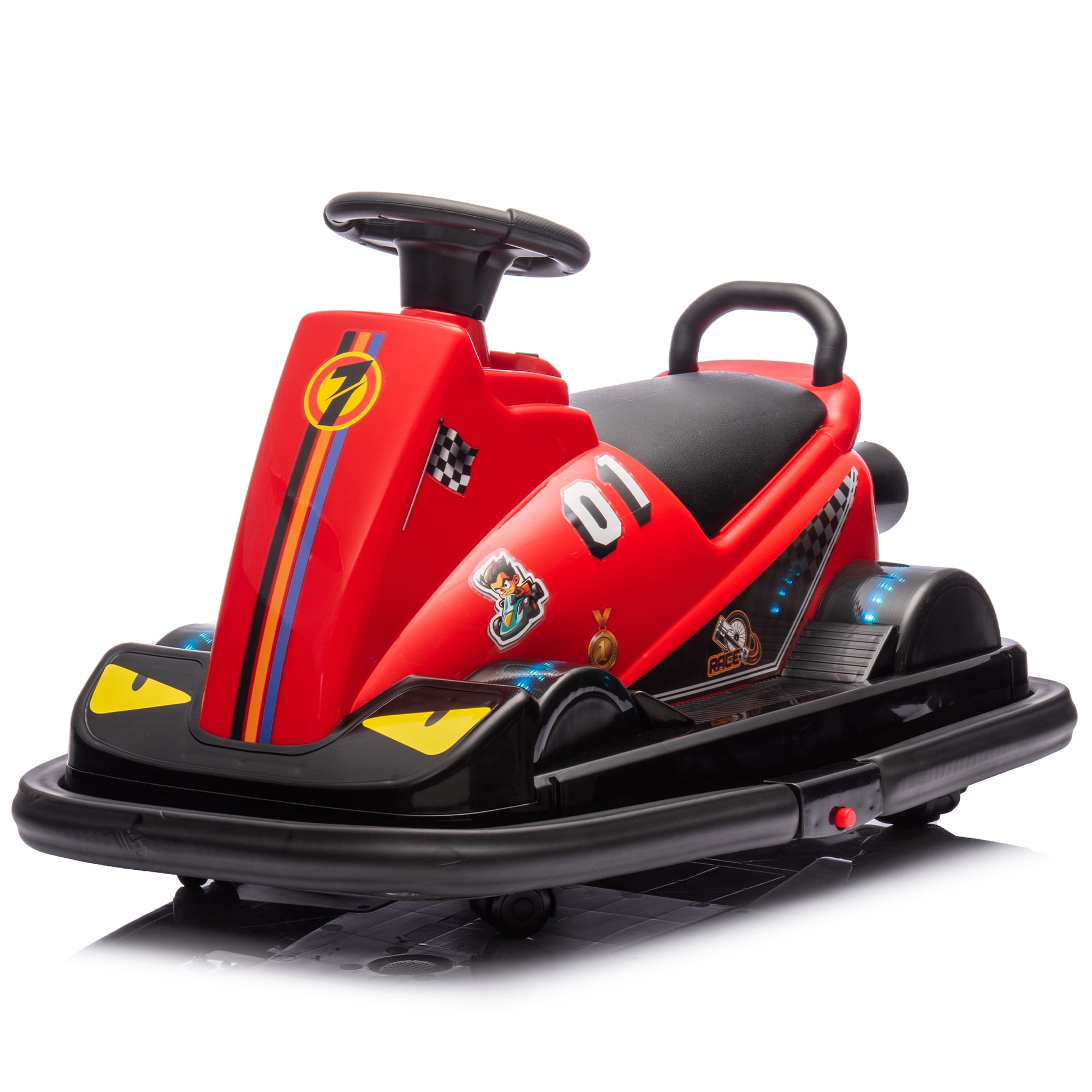 12V Kids Ride On Motor Bumper Car,integrating system,Rotate 360 degrees ...