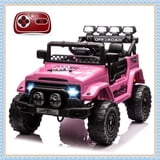 12V Kids Ride-On Car, Electric Truck Ride-On Toys with 5MPH Max Speed ...