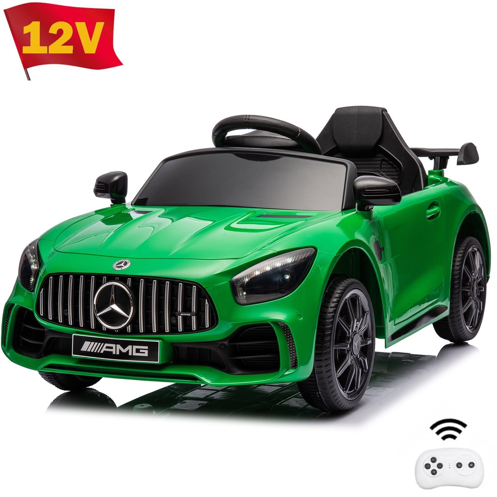 12V Kids Ride On Cars Battery Powered, Benz-GTR Ride on Toy w/ Remote ...