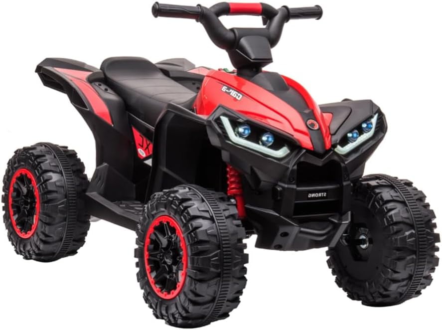 12V Kids Ride On Electric ATV, 4-Wheeler Off-Road 4WD Car Toy with 2 ...