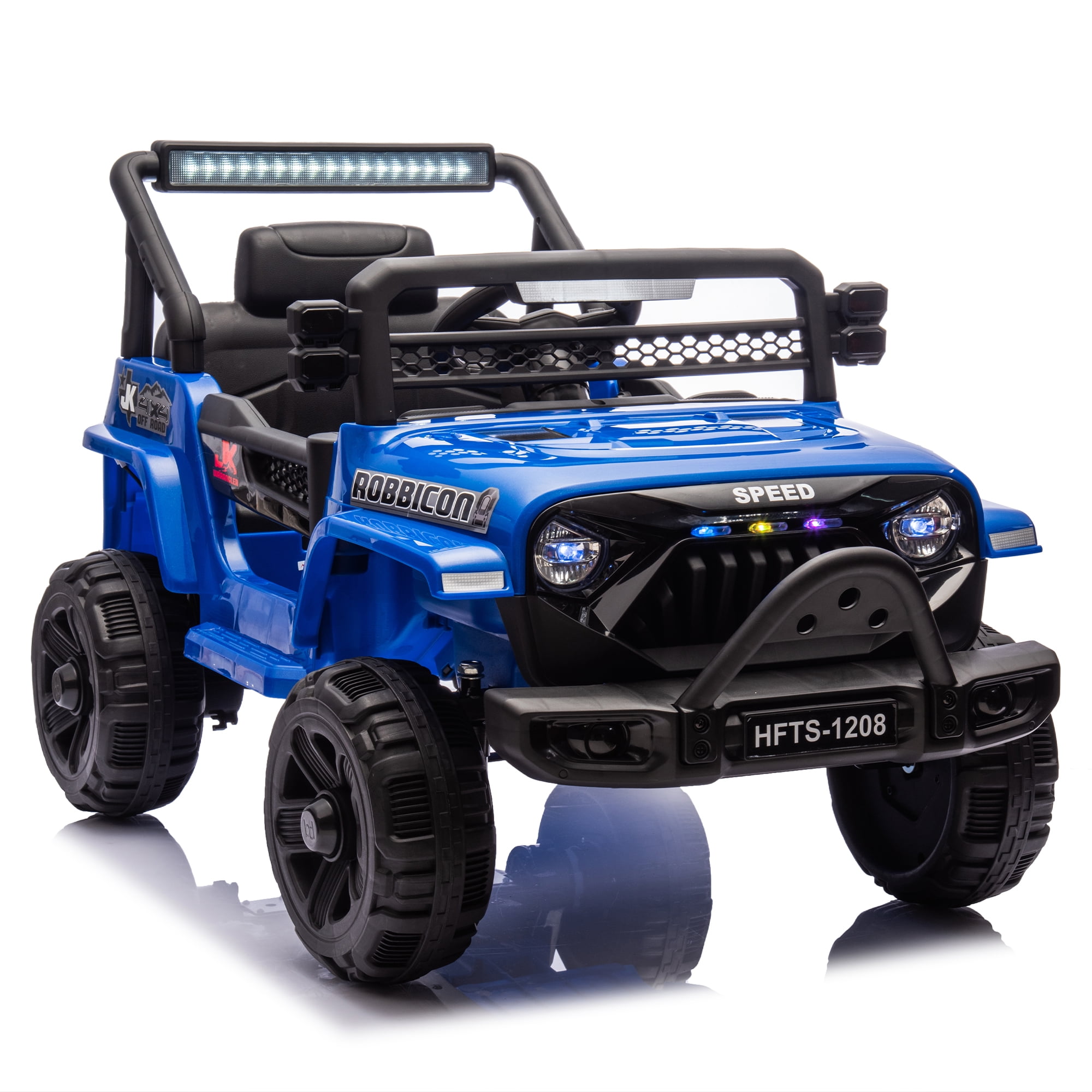 12V Kids Ride-On Electric Truck with Parent Control – 2WD, Four-Wheel Suspension, Bluetooth/USB ...