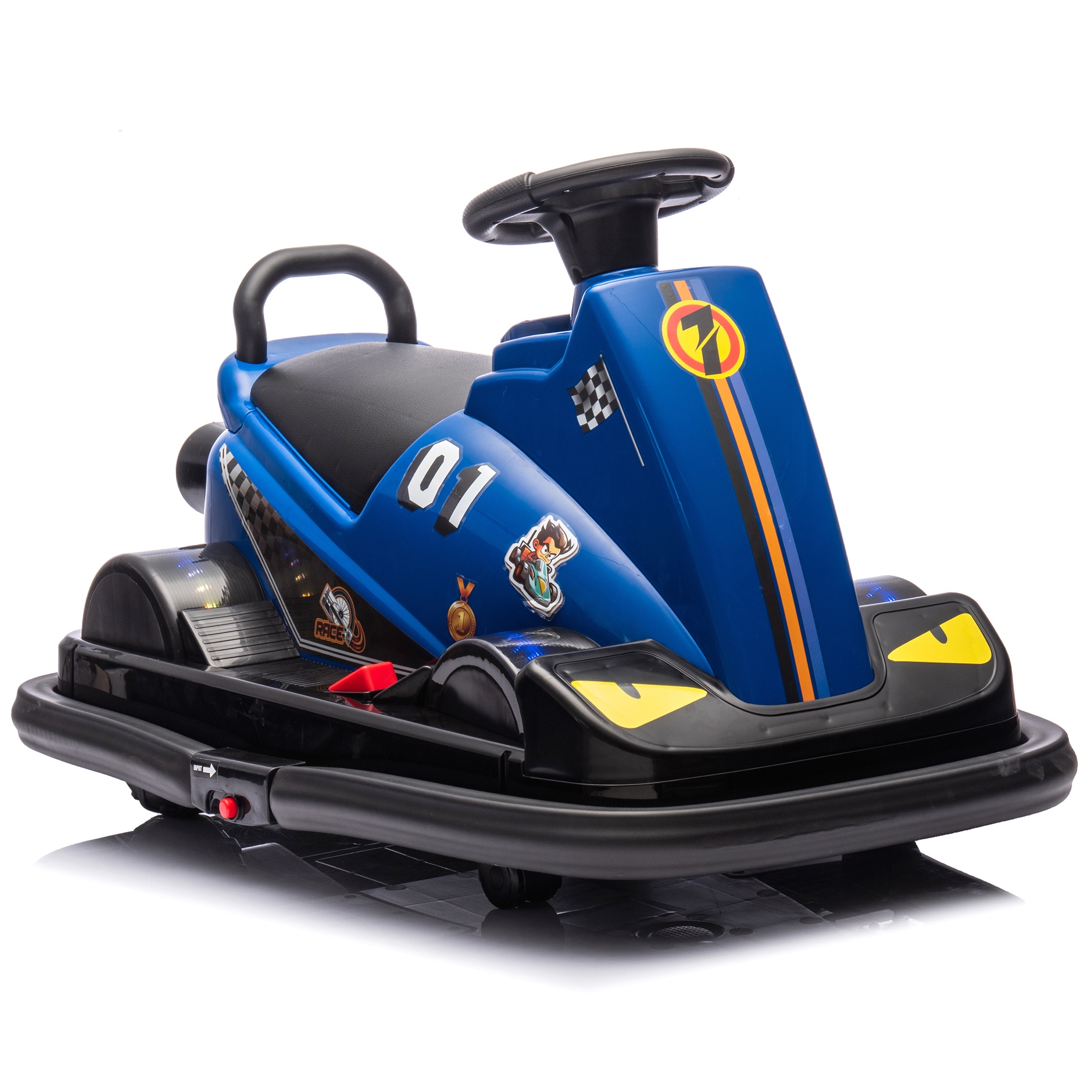 12V Kids Ride On Motor Bumper Car,integrating system,Rotate 360 degrees ...