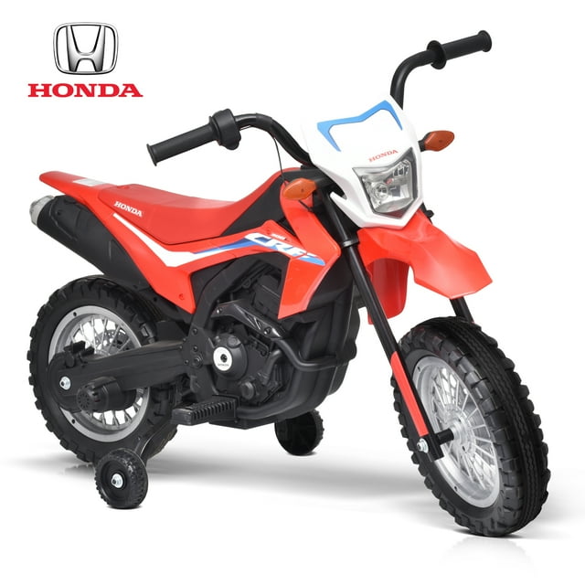 12V Kids Ride on Motorcycle Dirt Bike Honda Battery Powered Motorbike ...