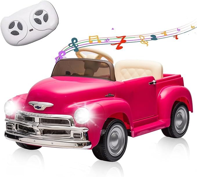 12V Kids Ride On truck car w/parents control, Licensed Chevrolet 3100 ...