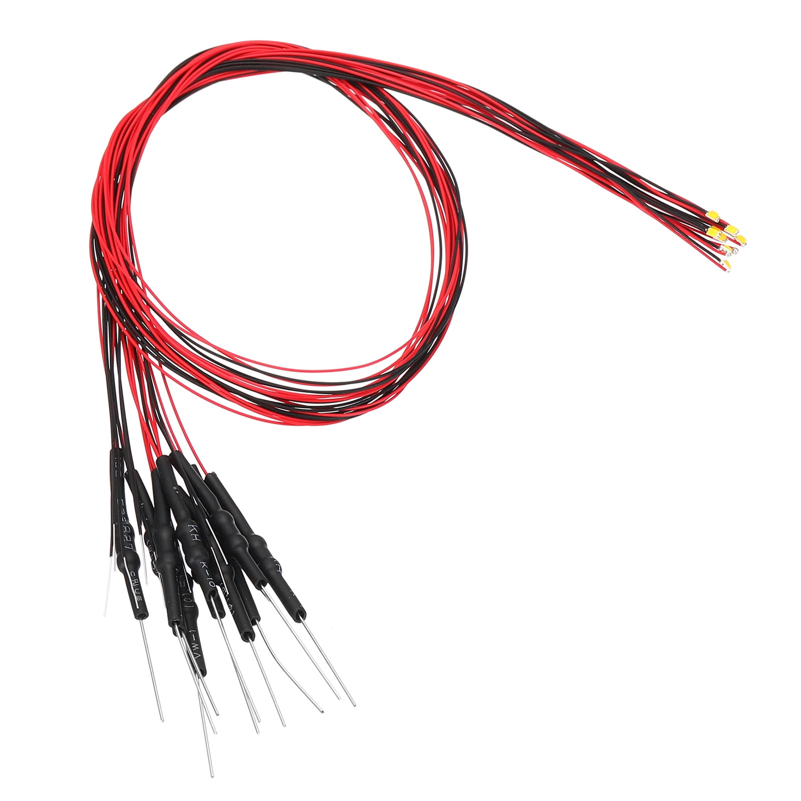 12V LED Light Diodes 8"- 20 Pcs Emitting Diode Lights 0603, Warm White ...