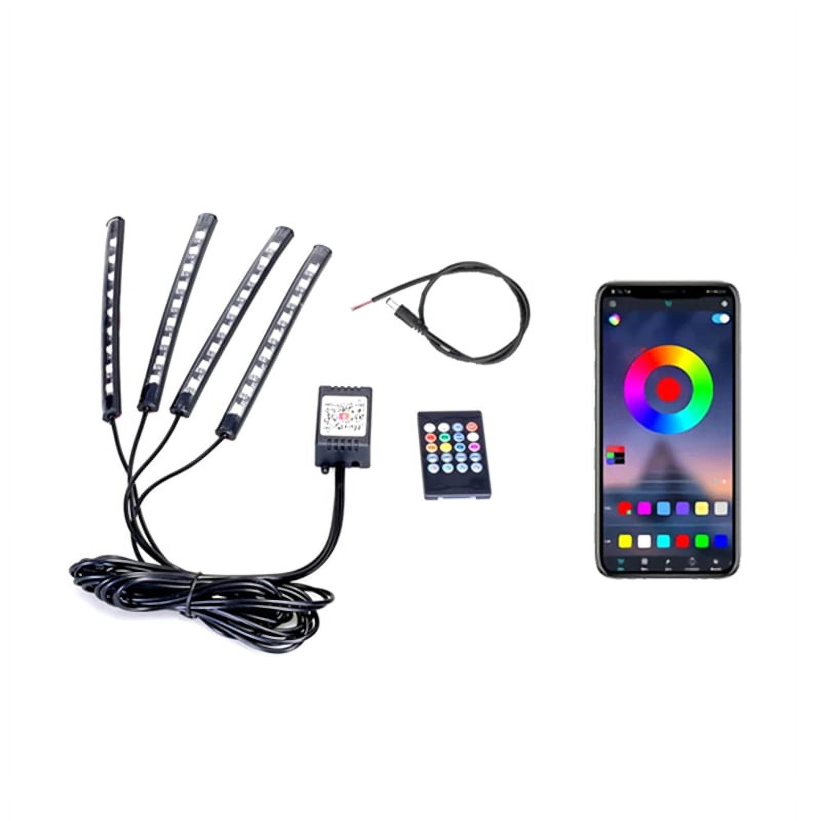 12V LED Light Multi-Color Atmosphere Light Sound Control Decorative ...