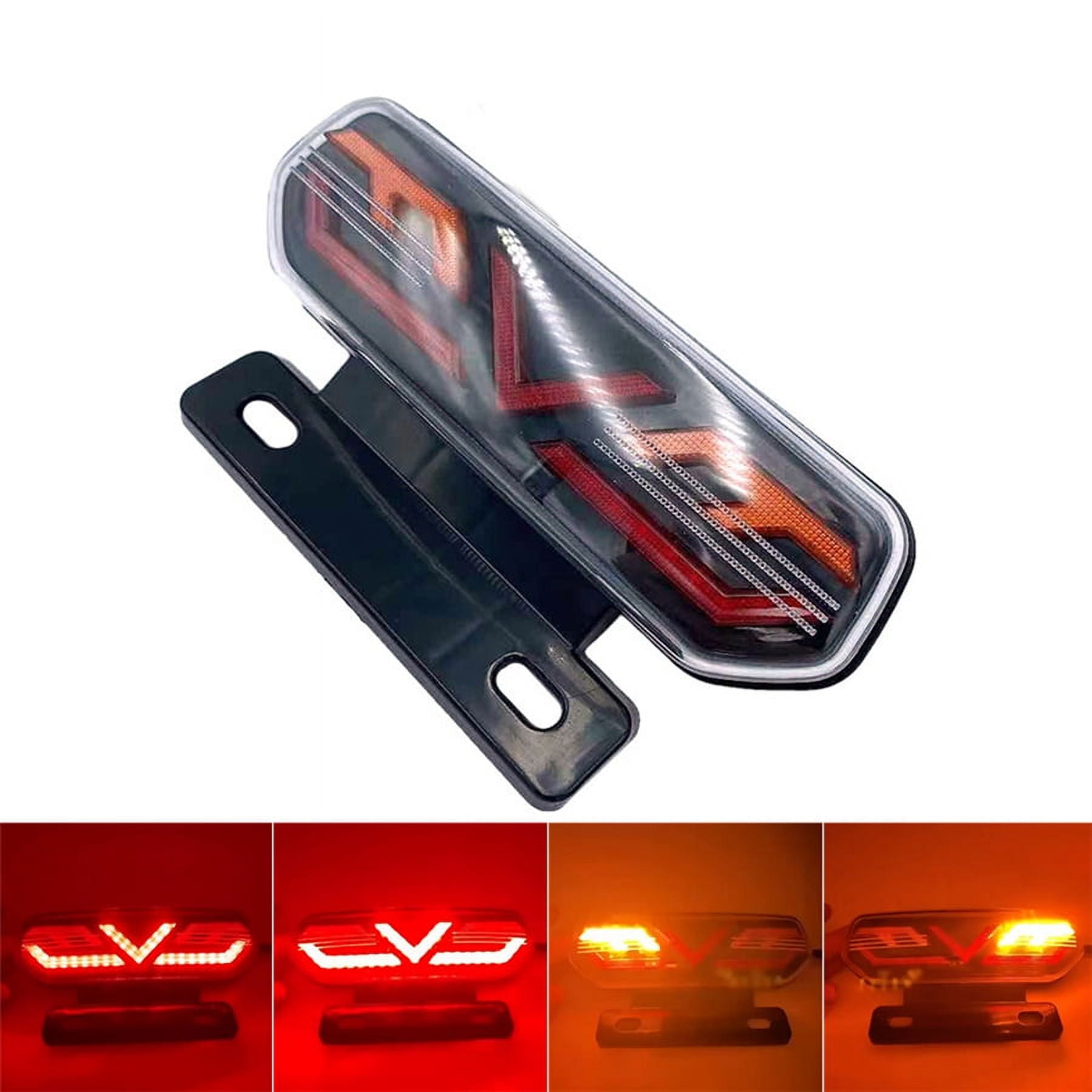 12V LED Motorcycle Rear Light Tail Brake Stop Lamp Turn Signal ...