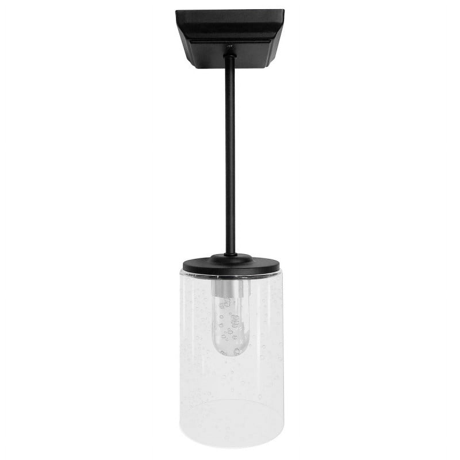 12V LED Pendant Light Fixture Sparkling Glass 3500K Overhead RV Kitchen ...