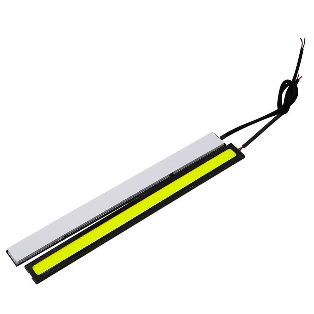 12V LED STRIP DRL DAYTIME RUNNING LIGHTS FOG COB CAR LAMP DRIVING US ...